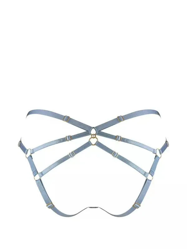 BORDELLE Pearl Open-back Briefs - Blue