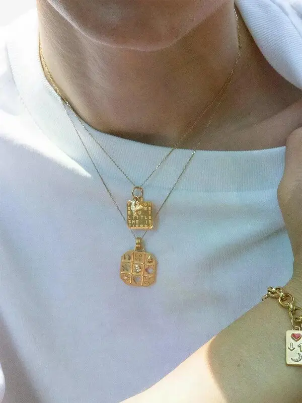 Monica Rich Kosann She Is Fierce Diamond Necklace