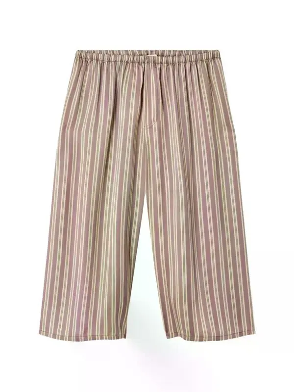 American Vintage Bovalow Vertical-stripe Shorts
