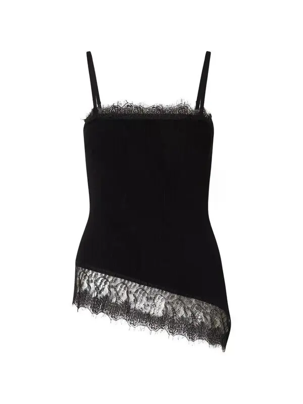Liu Jo Asymmetric Top With Lace Details