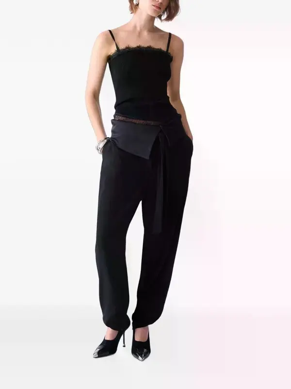 Liu Jo Asymmetric Top With Lace Details