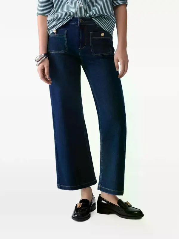 Liu Jo Cropped Flare Jeans