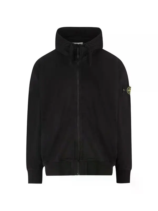 Stone Island Logo-patch Zip-up Hoodie