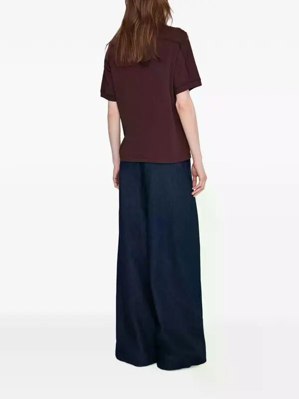 ANINE BING Jaylin Logo-print Crew-neck T-shirt