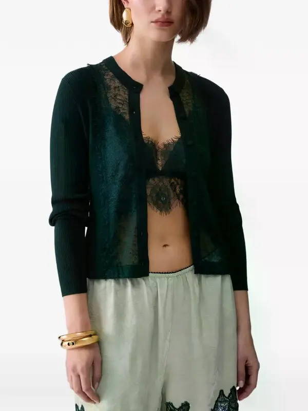 Liu Jo Cardigan With Lace Insert