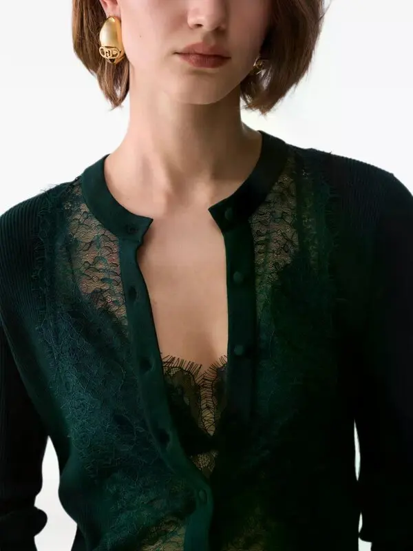 Liu Jo Cardigan With Lace Insert