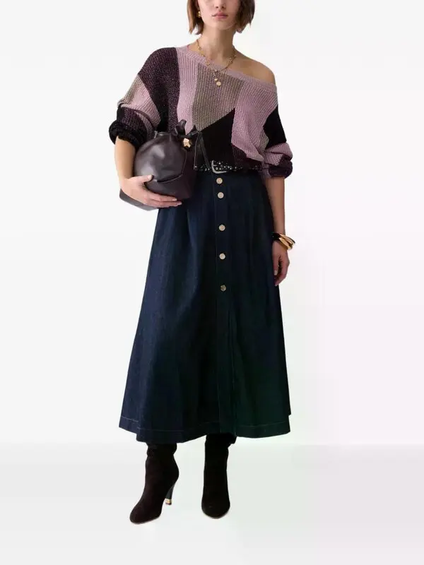 Liu Jo Long Denim Skirt