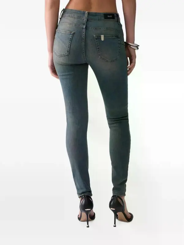 Liu Jo Skinny Jeans With Crafted Buttons