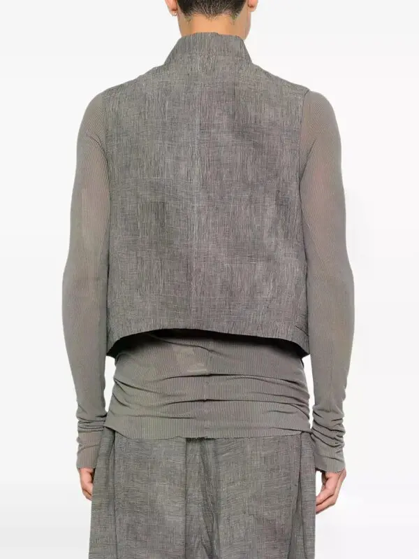 ZIGGY CHEN Prince Of Wales Pattern V-neck Waistcoat