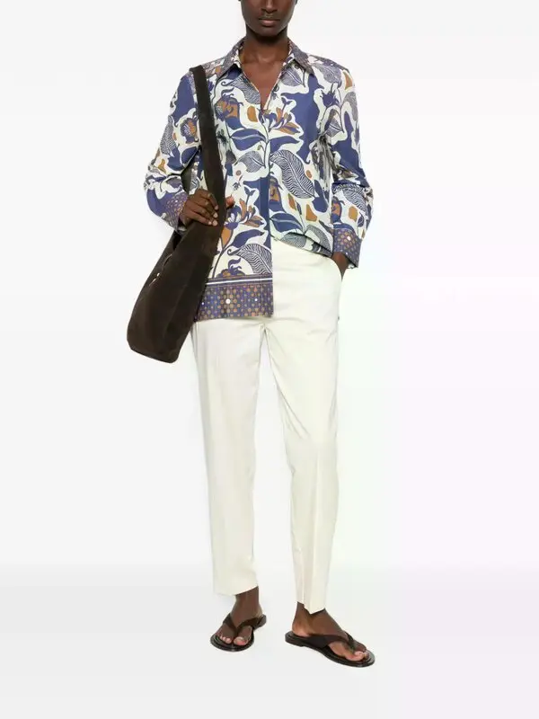 CLIPS Floral Print Long Sleeve Shirt