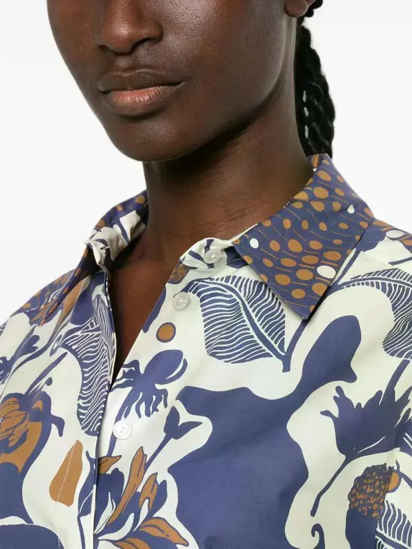 CLIPS Floral Print Long Sleeve Shirt