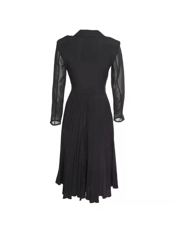 Sandro Pleated Midi Dress