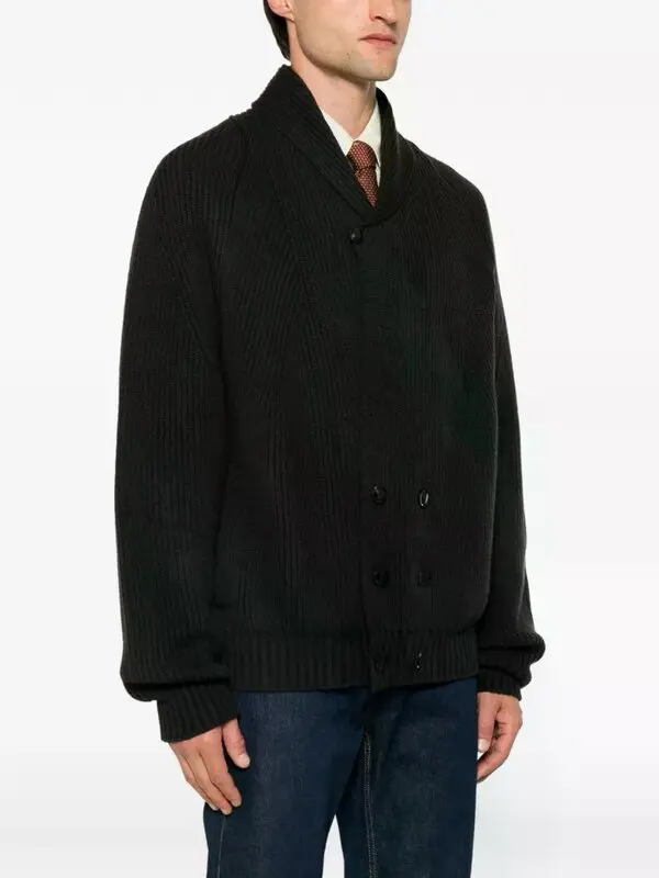 TOM FORD Ribbed-knit Shawl-collar Cardigan