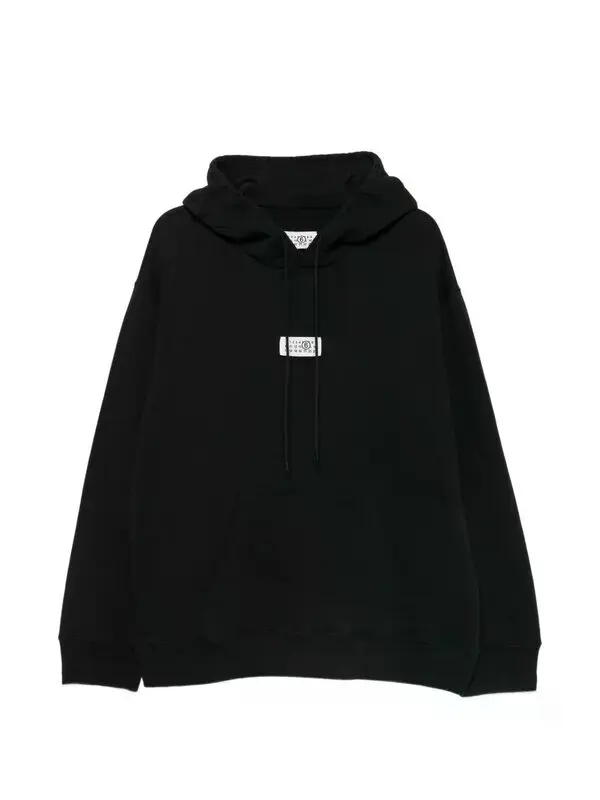 MAISON MARGIELA Logo-patch Pouch-pocket Hoodie
