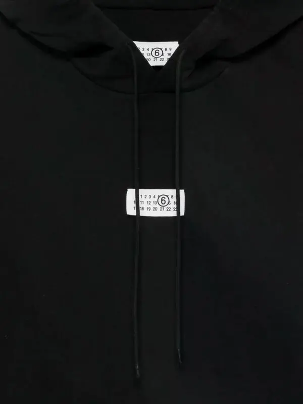 MAISON MARGIELA Logo-patch Pouch-pocket Hoodie