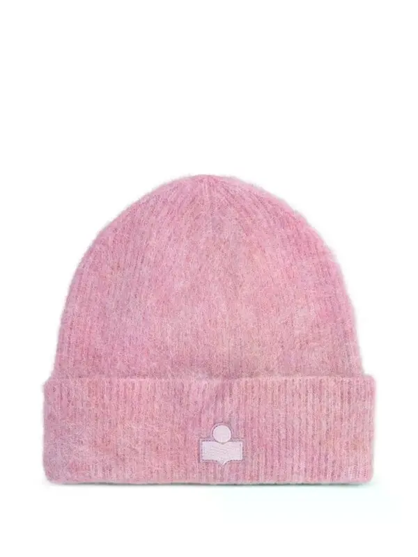 Isabel Marant Étoile Logo-patch Beanie Hat - Pink