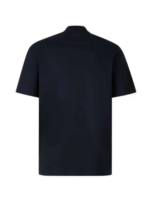 Brioni High-neck Cotton T-shirt