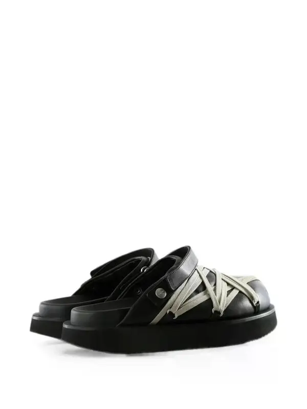 Rick Owens Lace-up Platform Mules
