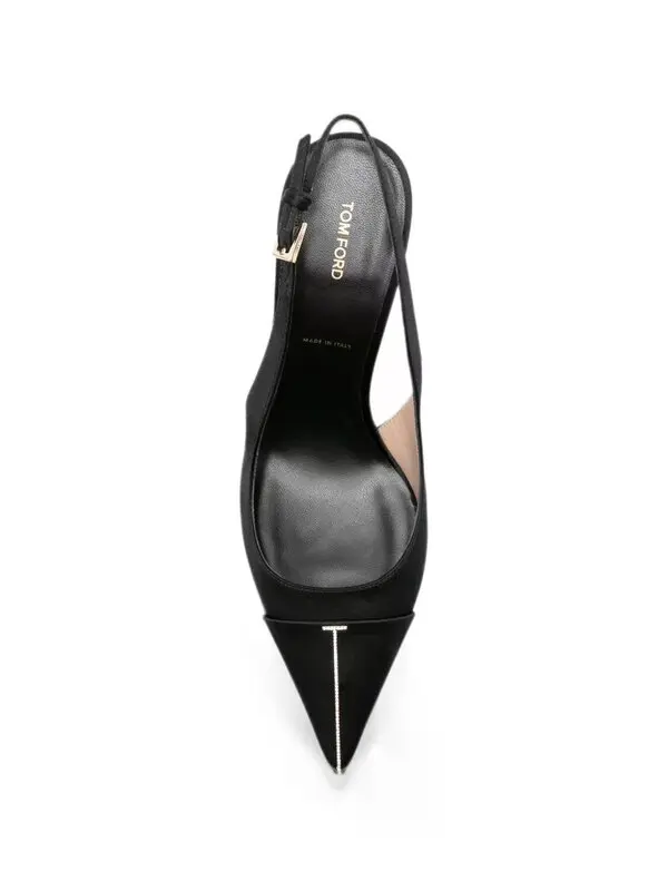 TOM FORD Crystal-embellished Slingback Pumps