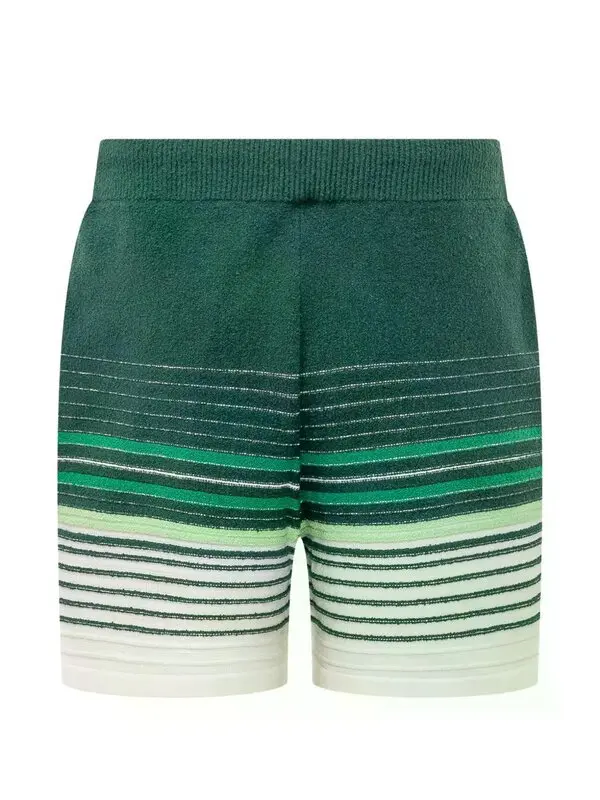 Casablanca Bouclé Striped Shorts
