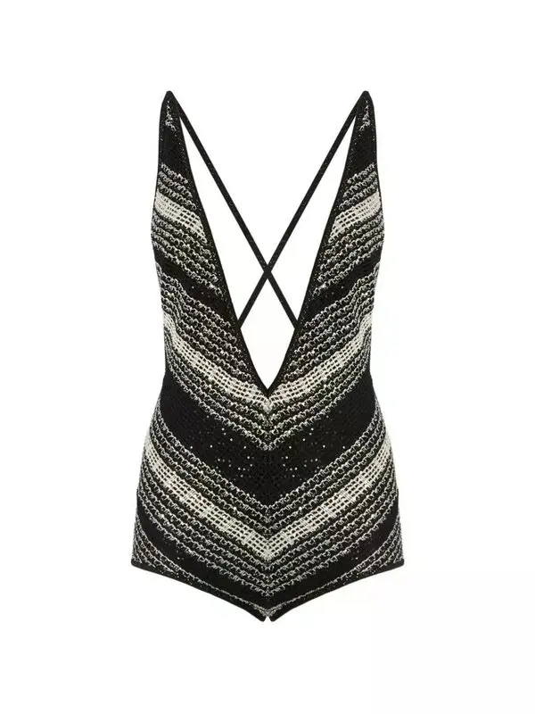 Missoni Mesh One-piece Swimsuit - Black