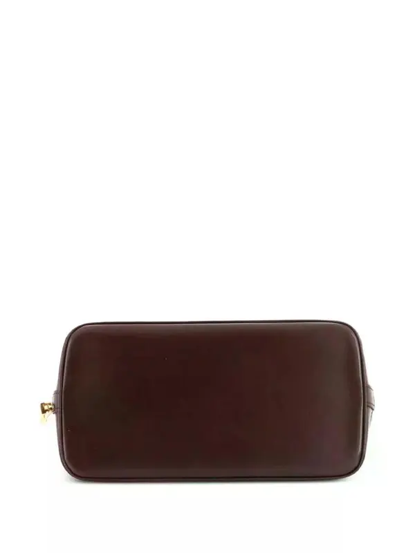 LOUIS VUITTON Damier Alma Pm Satchel - Brown