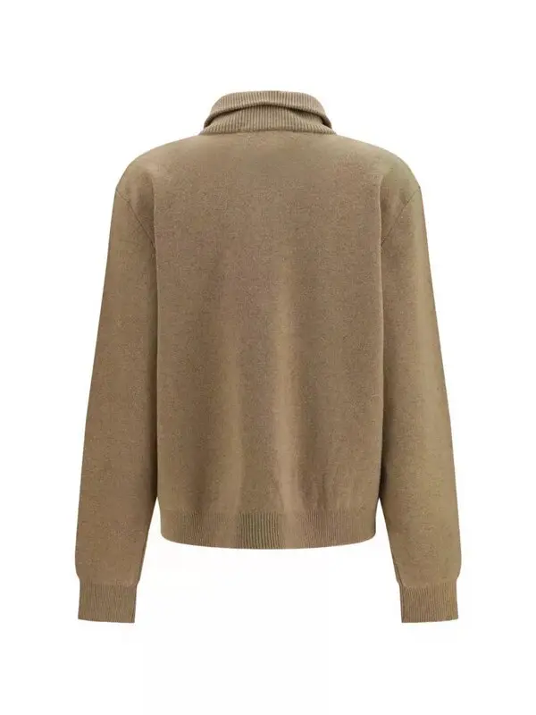 RÓHE Mouliné Zip-fastening Sweater - Neutrals