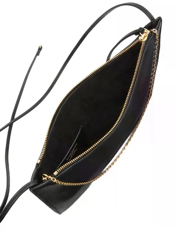 Givenchy Voyou Chain Detail Cross Body Bag - Black