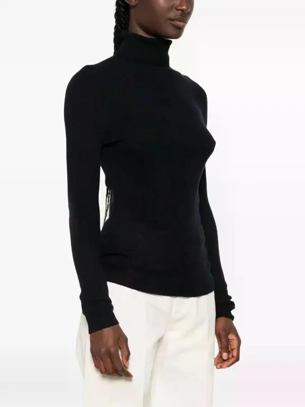 Fabiana Filippi Ribbed Knit Roll Neck Sweater
