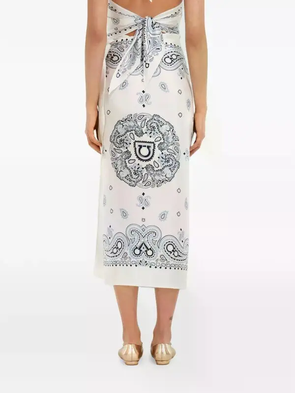 FERRAGAMO Arabesque-print Silk Sarong