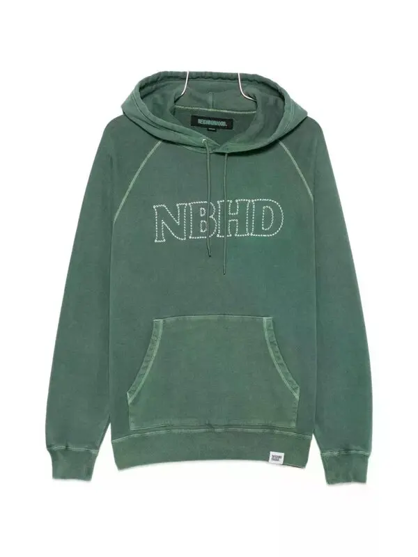 NEIGHBORHOOD Logo-embroidered Hoodie - Green