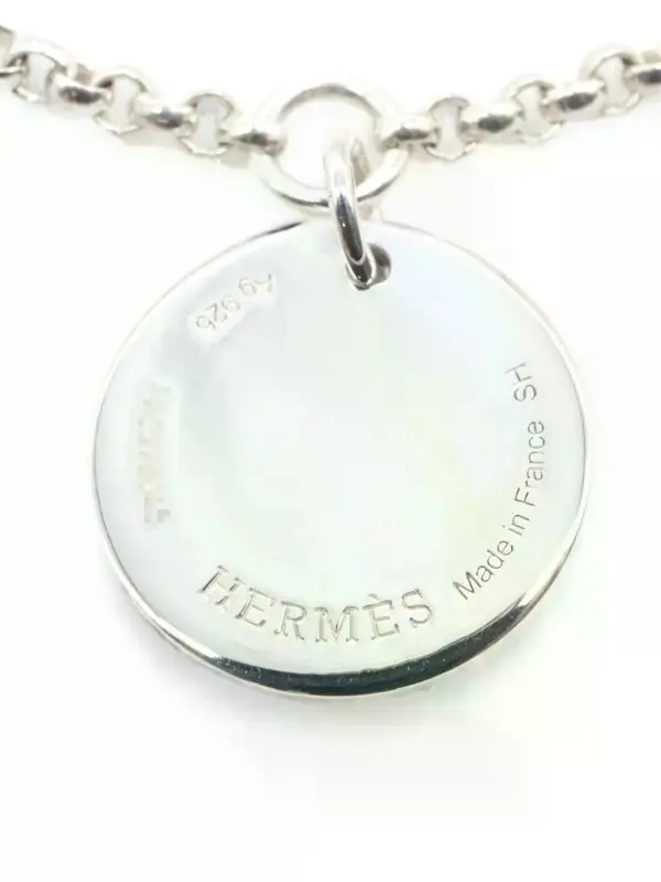 Hermès 2010s Ex-libris Charm Bracelet