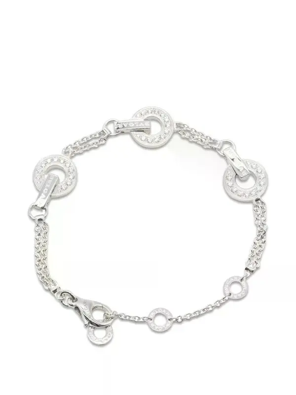 BVLGARI Diamond Bracelet - Silver