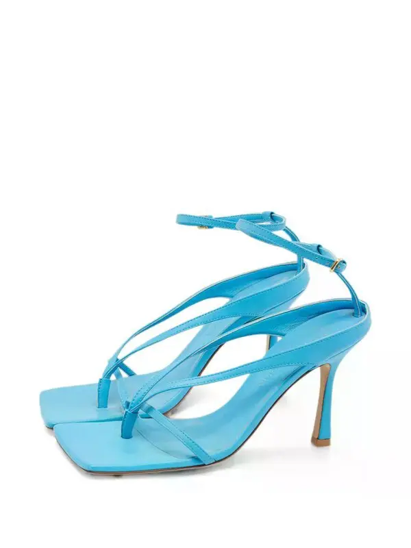 Bottega Veneta Stretch Leather Heeled Sandals