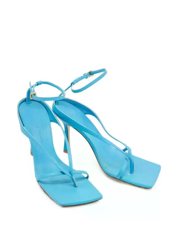 Bottega Veneta Stretch Leather Heeled Sandals