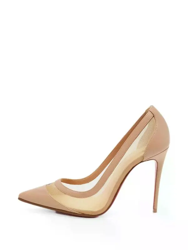 CHRISTIAN LOUBOUTIN Galativi Mesh Pumps - White