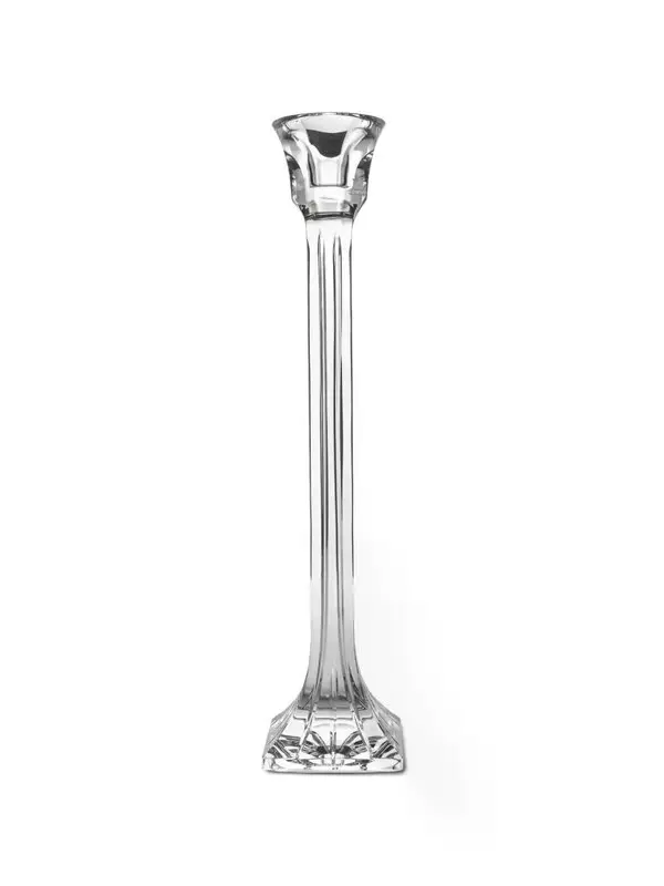 COLLEVILCA Virginia Ribbed Candle Holder - White