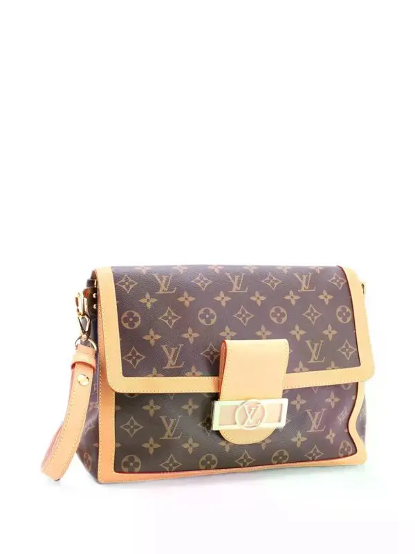 LOUIS VUITTON Dauphine Soft Monogram Canvas Gm Shoulder Bag