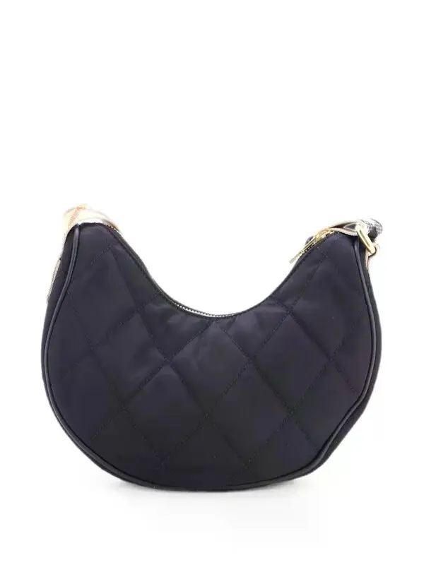 Burberry Horseshoe Quilted Nylon Crossbody Bag