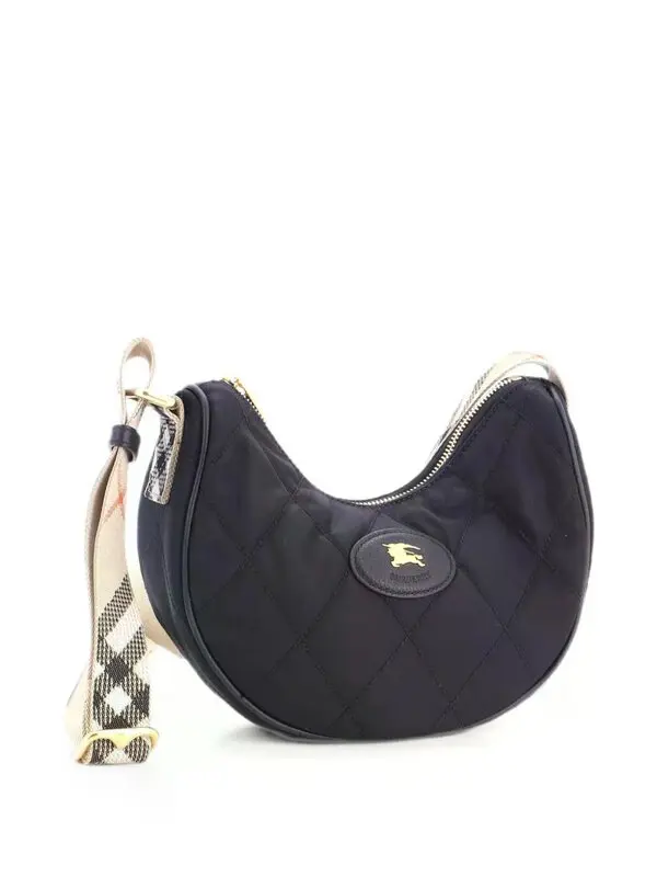 Burberry Horseshoe Quilted Nylon Crossbody Bag