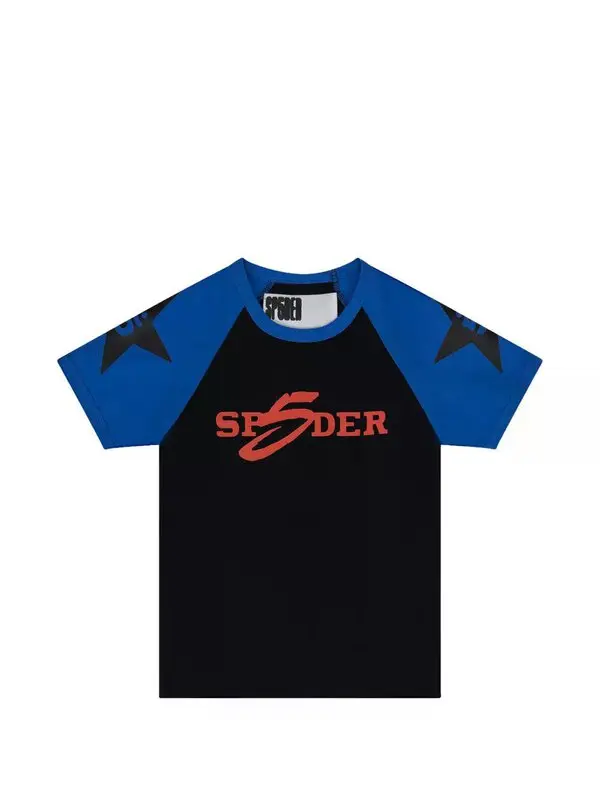 SP5DER Star-print Raglan-sleeve T-shirt