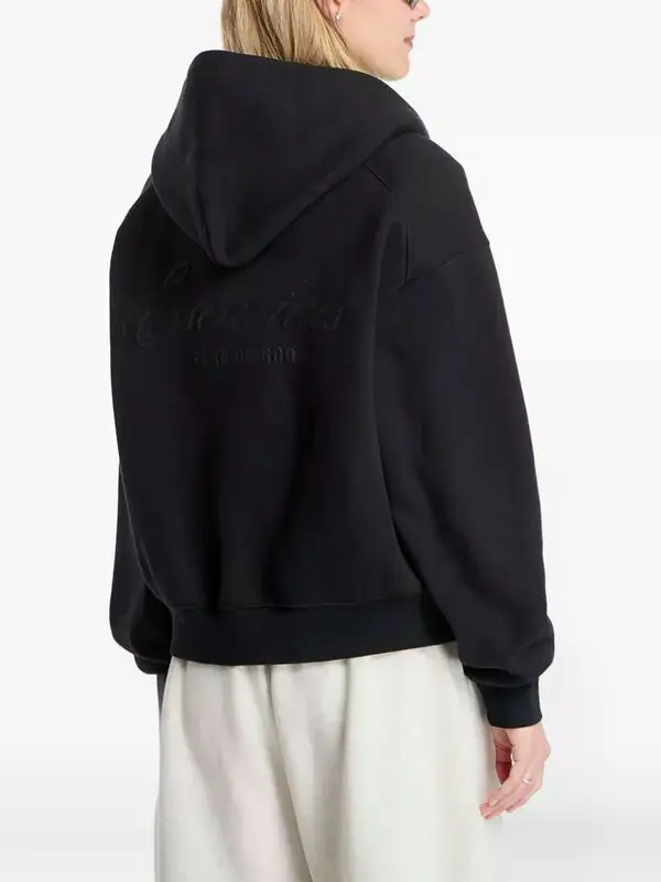 Fear Of God Logo-embossed Zip-up Hoodie