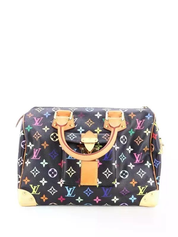 LOUIS VUITTON Speedy Handbag Monogram Multicolor 30 Satchel