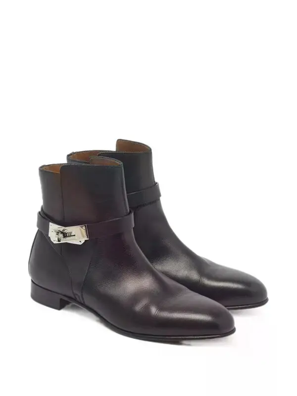 Hermès Neo Leather Ankle Boots