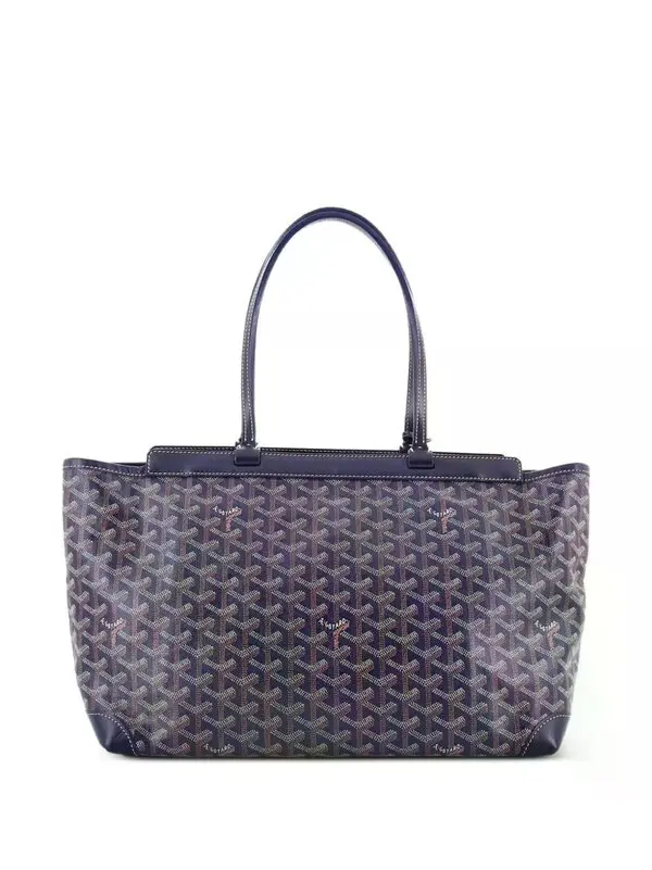 Goyard Bellechasse Bag Coated Canvas Pm Tote Bag - Blue