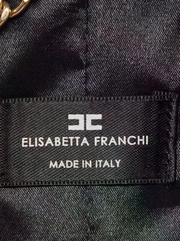 Elisabetta Franchi Slim-fit Blazer With Notched Lapels