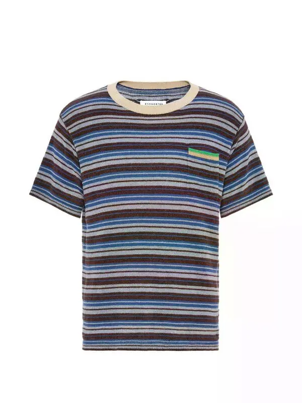 MAISON MARGIELA Striped Wool Crewneck Sweater