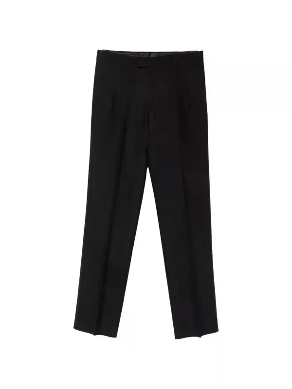 LARDINI Pinstripe-pattern Pleated Tailored Trousers