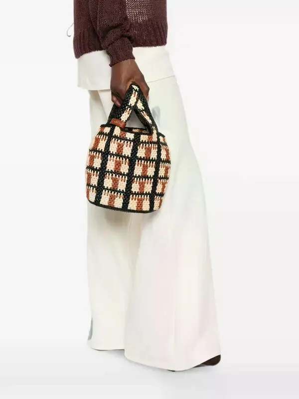 A.p.c. Woven Raffia Tote Bag