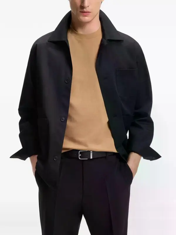 BOSS Grained-leather Belt